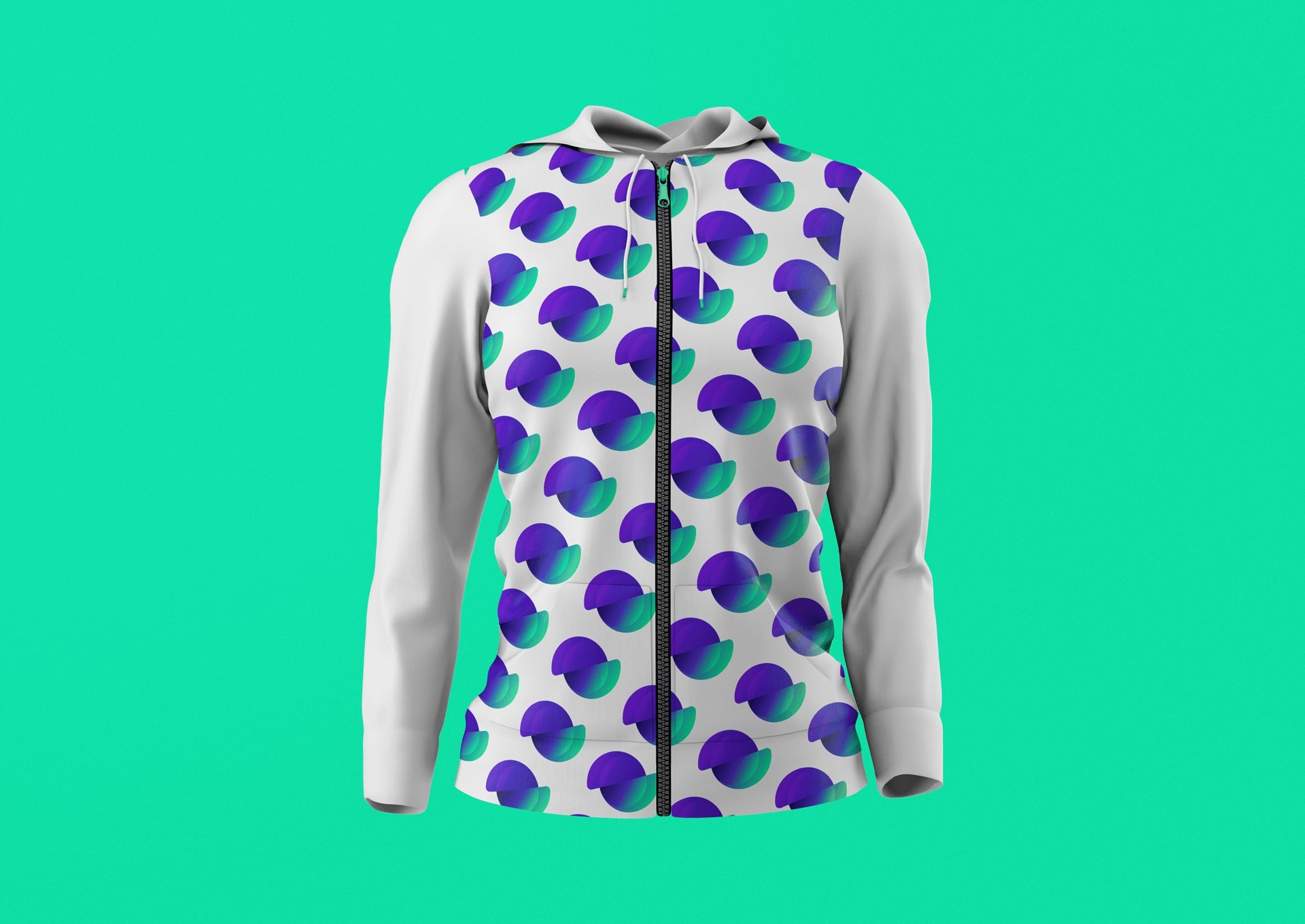 Divi Engine Logo Zipper Hoodie - Shokoli's Shadow